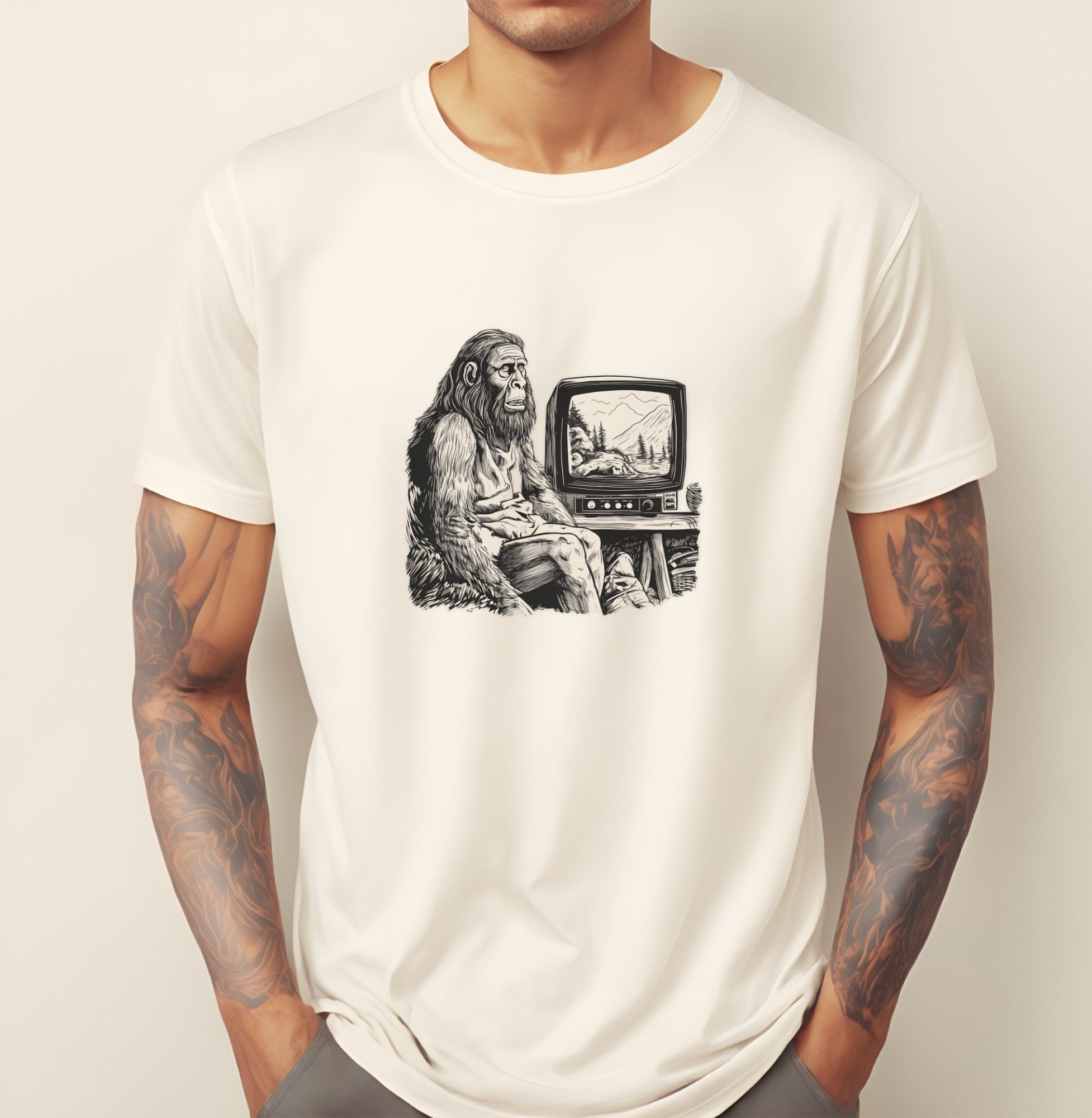 Evolution of Man Tee Neanderthal Shirt for Prehistoric History & Early ...