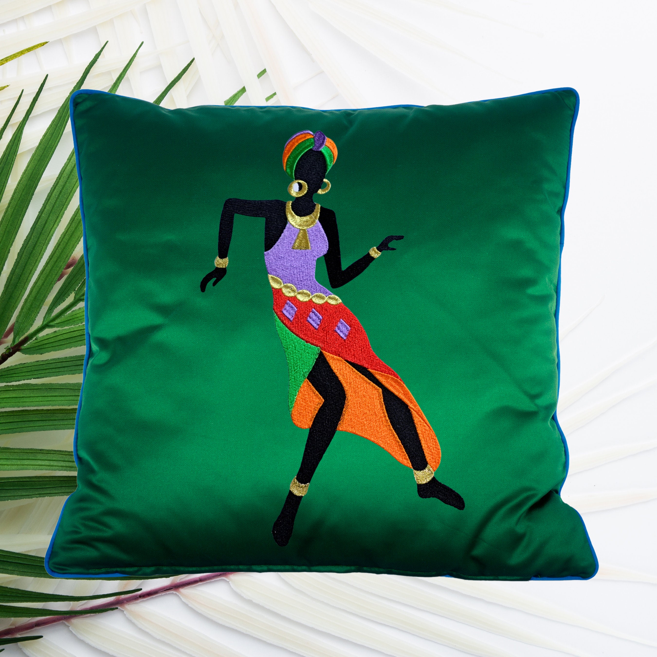 Dancer Woman Machine Embroidery Pattern Ethnic Dancing Woman - Etsy