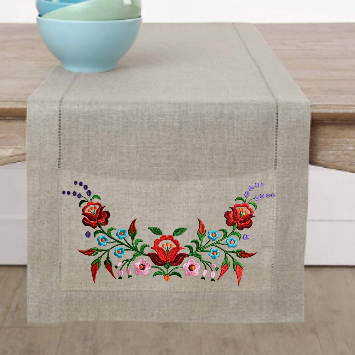 Curved Border Flower Machine Embroider Design-digital Instant Download ...