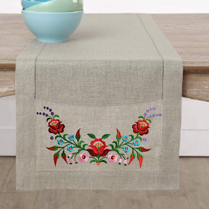 Curved Border Flower Machine Embroider Design-digital Instant Download ...