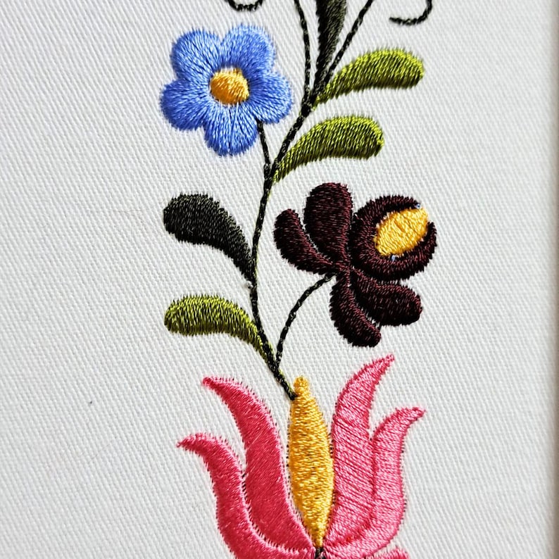 9 Hungarian Folk Art Set Embroidery Design: Mini, Border & Horizontal ...