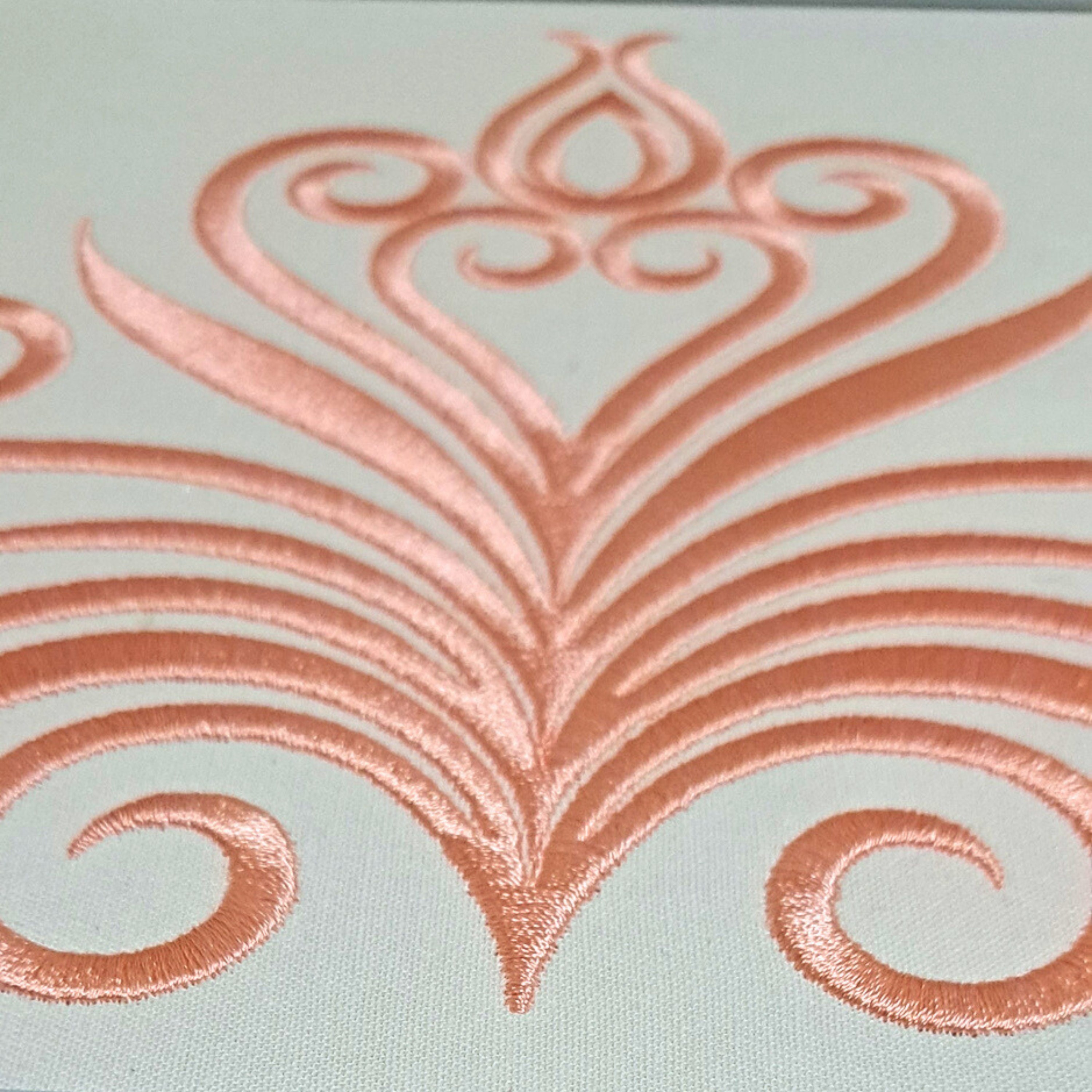 Corner Border Tulip Machine Embroidery Design, Turkish Elegant Edge ...