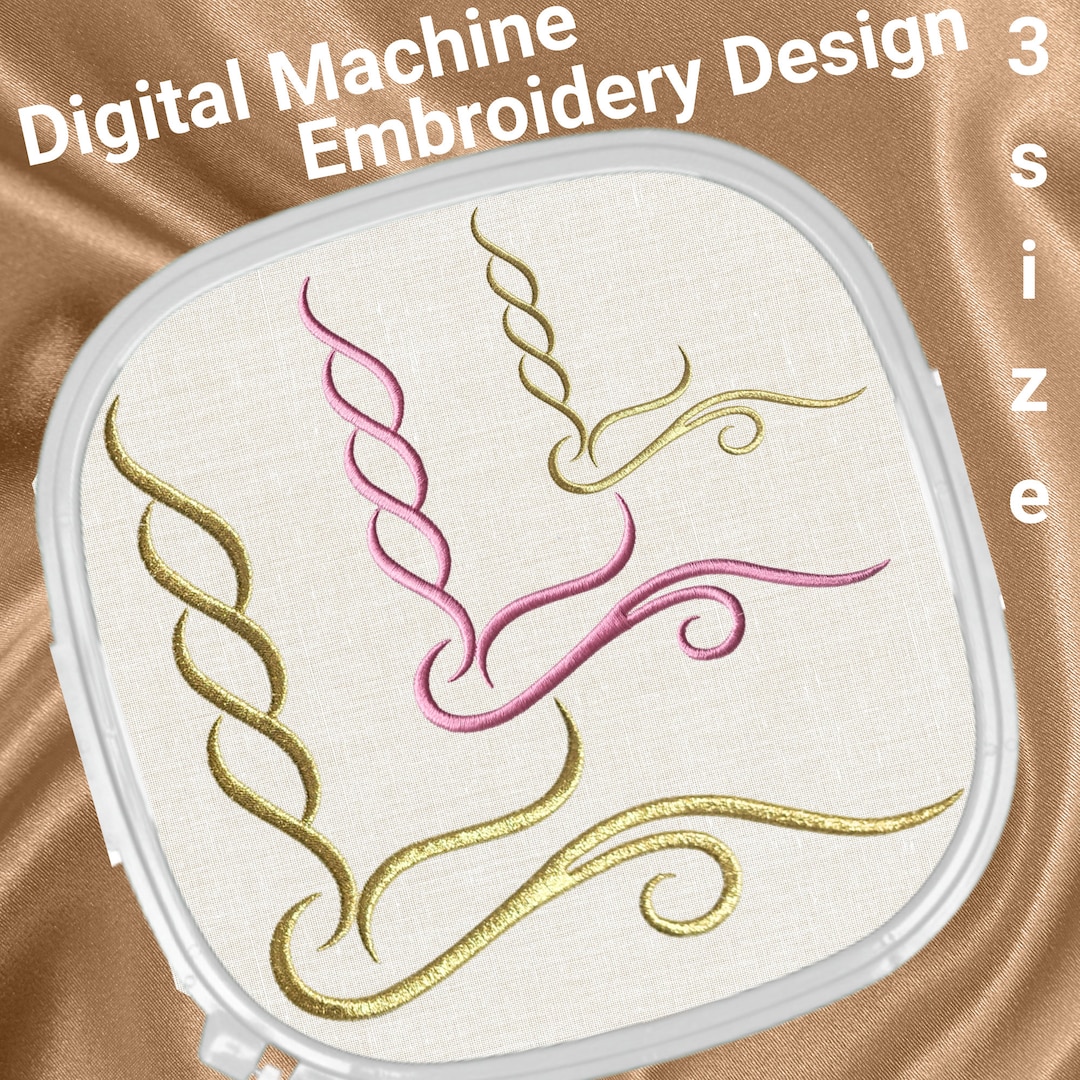 Corner Machine Embroidery Pattern Border Digital Machine Embroidery ...