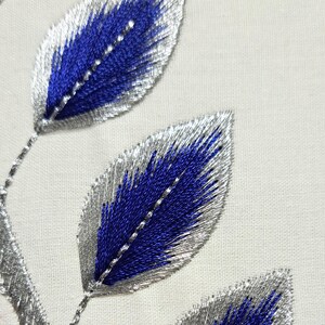 Elegant Leaf Branch Machine Embroidery Design - 10 Size Digital File ...