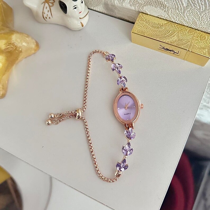 Quartz Watch in Lavender - Etsy