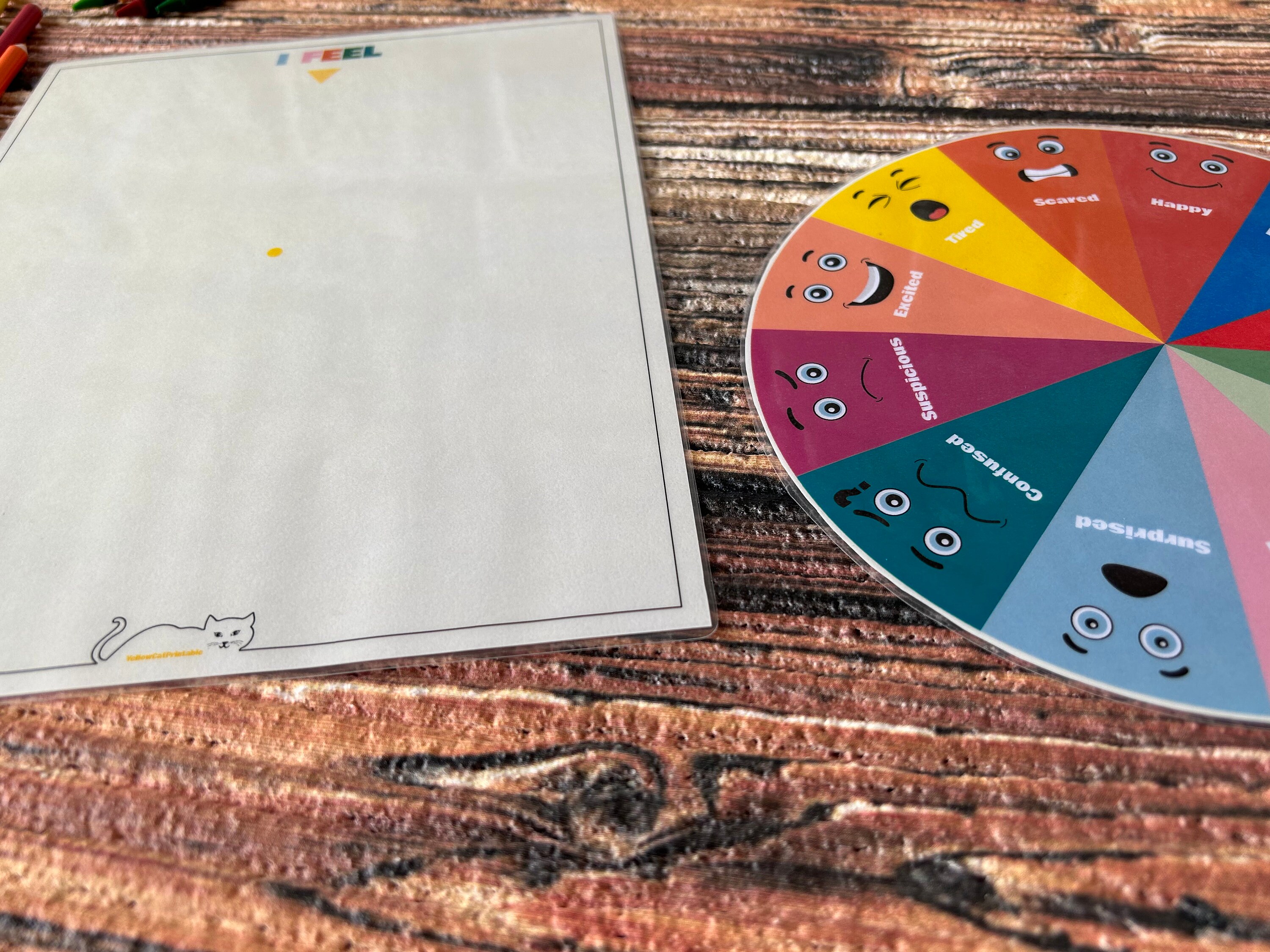 Emotion Wheel, Kids Feeling Wheel, Today I Am Feeling, Feelings Faces ...