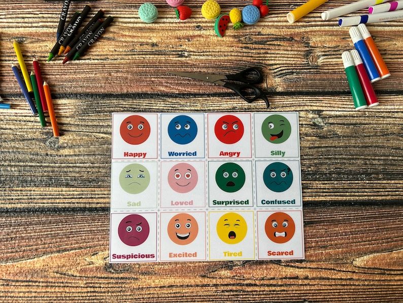 Emotion Cards, Feelings Flashcards, Today I Am Feeling, Feelings Faces ...