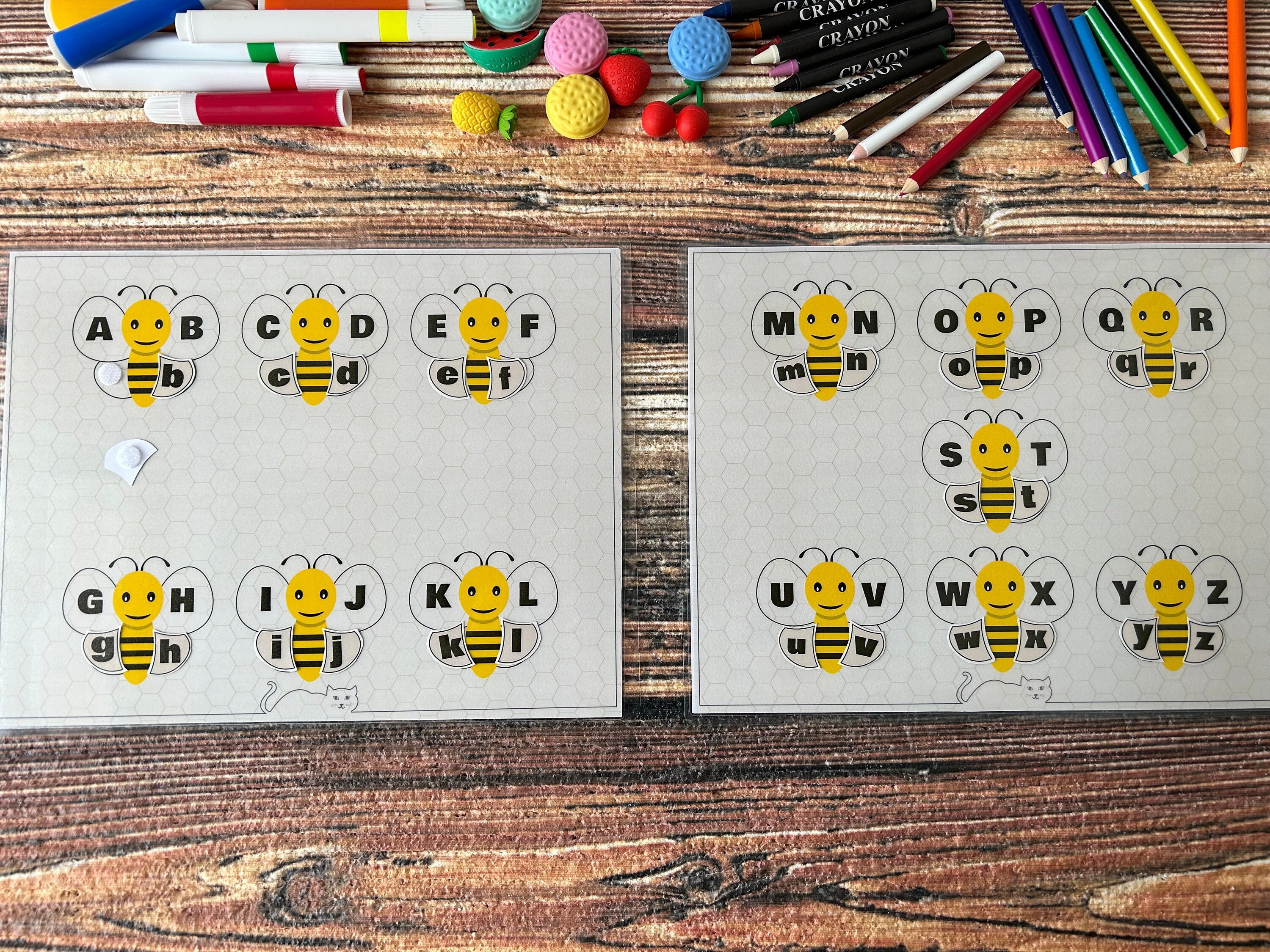 Letter Matching Printable, Busy Book, Learn Alphabet, Upper and Lower ...