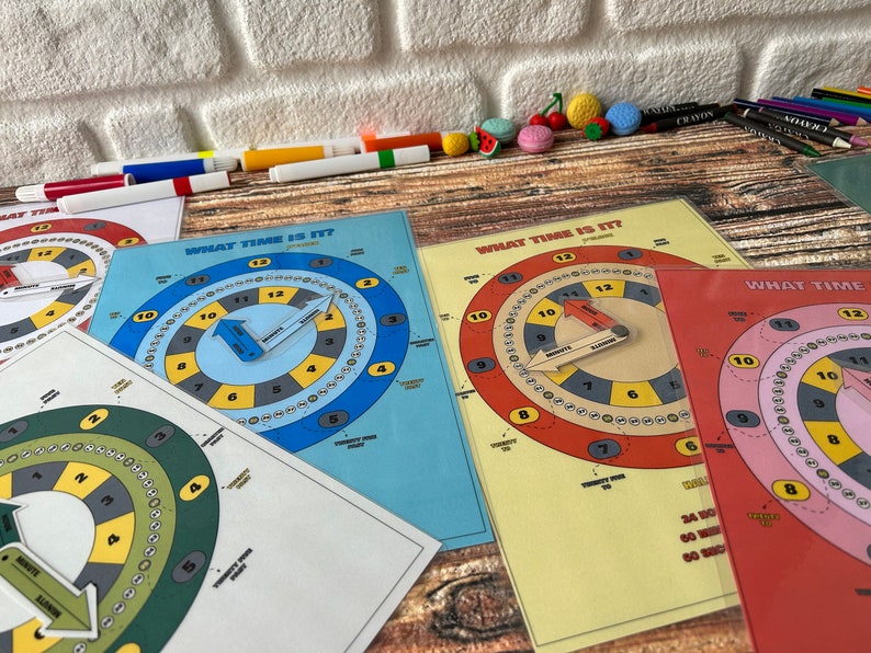 Learn the Time, Clock Educational Poster, What Time is It? Telling Time ...