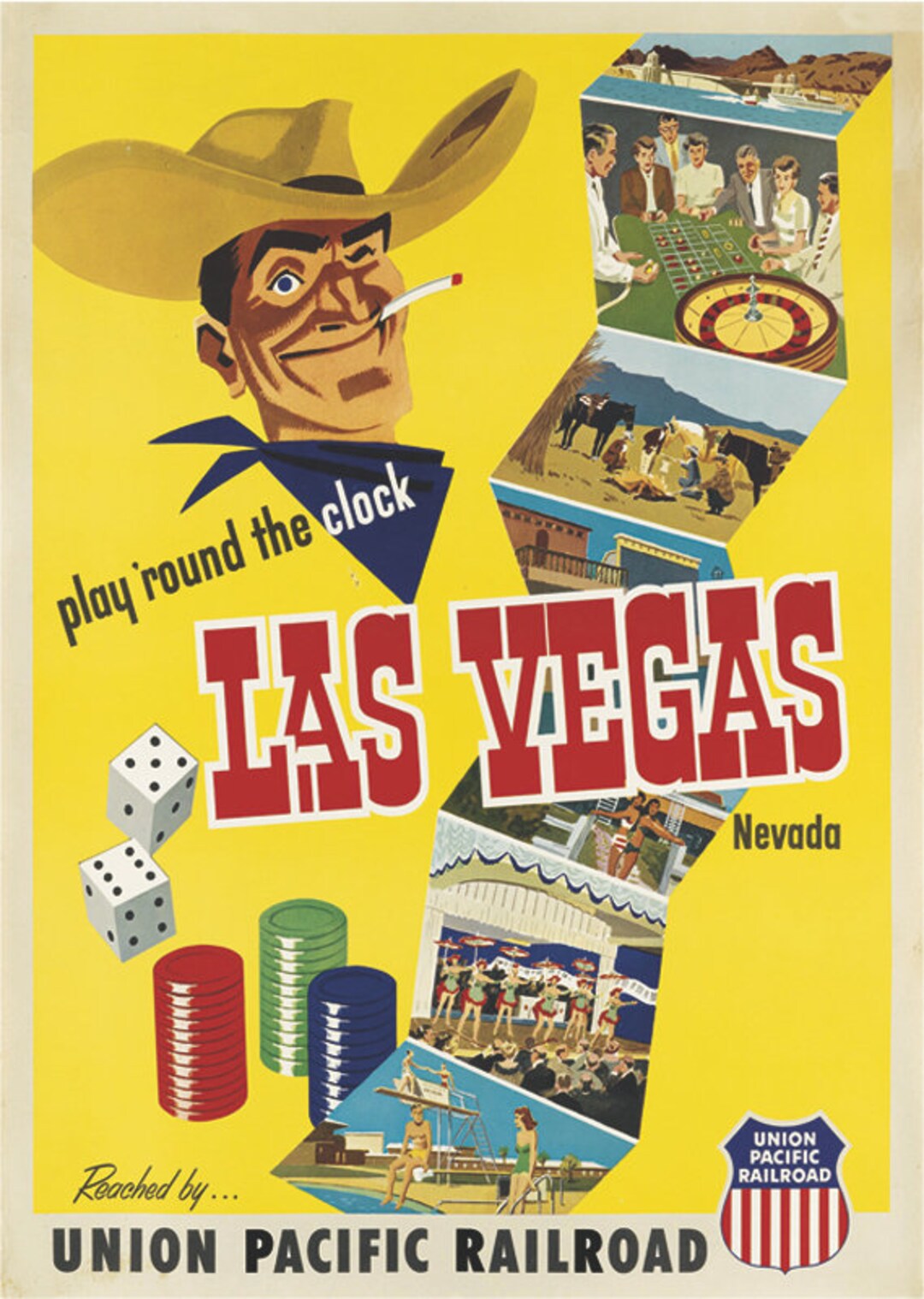 Vintage Poster Advertisements of Yesteryear Tourism World Las Vegas ...