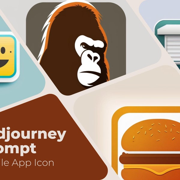 Midjourney prompt icon logo - Etsy Österreich