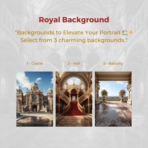 Custom Royal Portrait for Couples, Family, and Pet. Unique Birthday ...