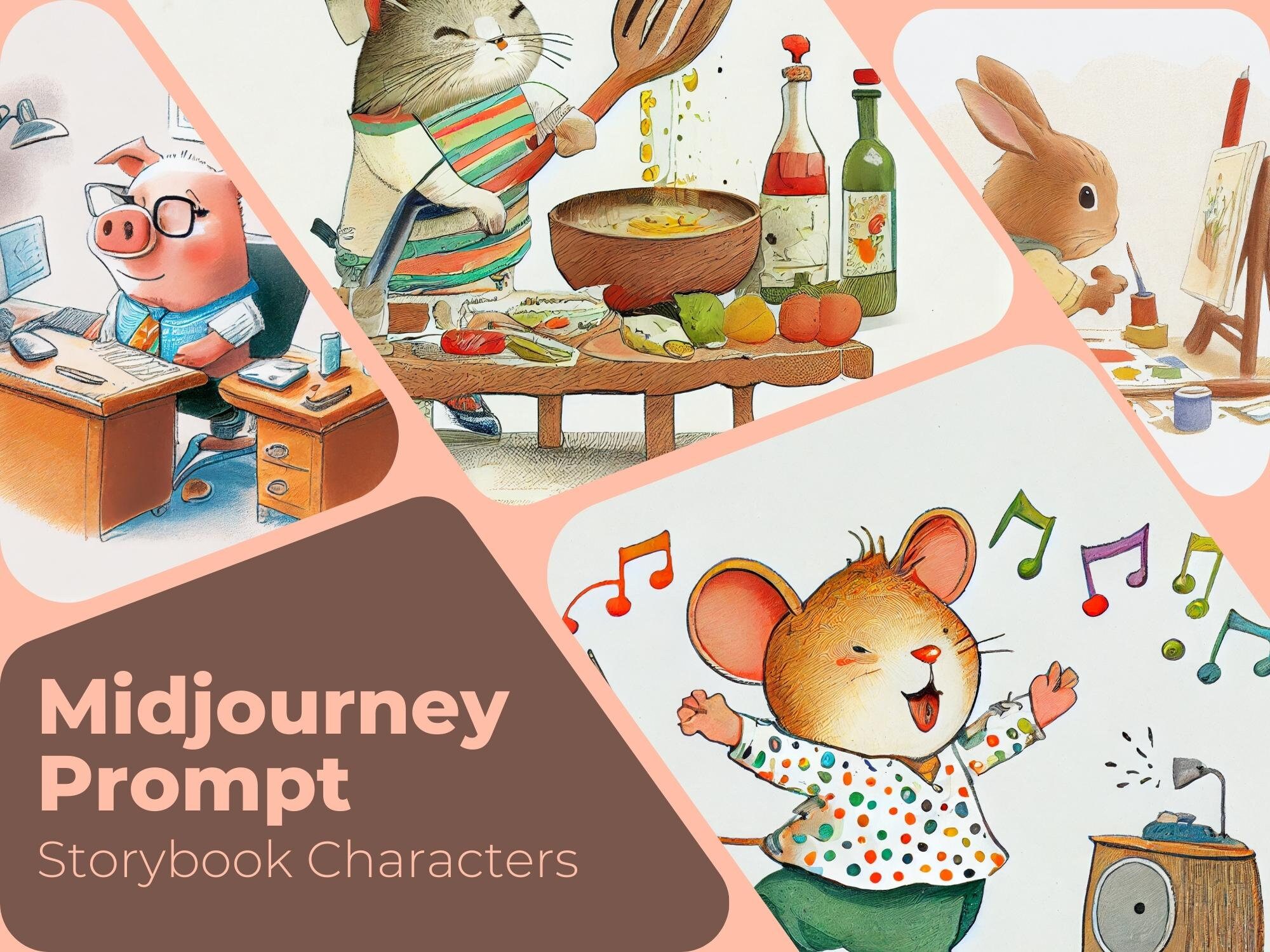 Kids Storybook Characters Professional AI Prompt for - Etsy