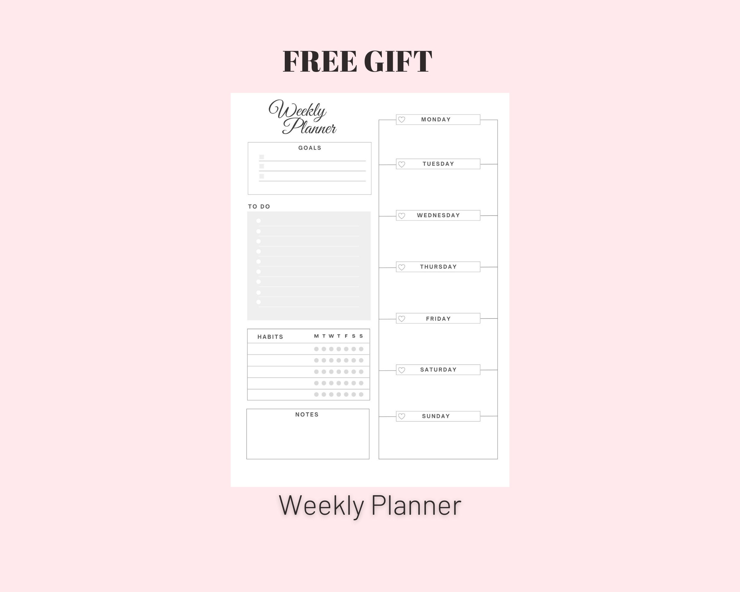 Printable Work Log: Time & Task Tracker (PDF A4 A5 Letter) - Etsy