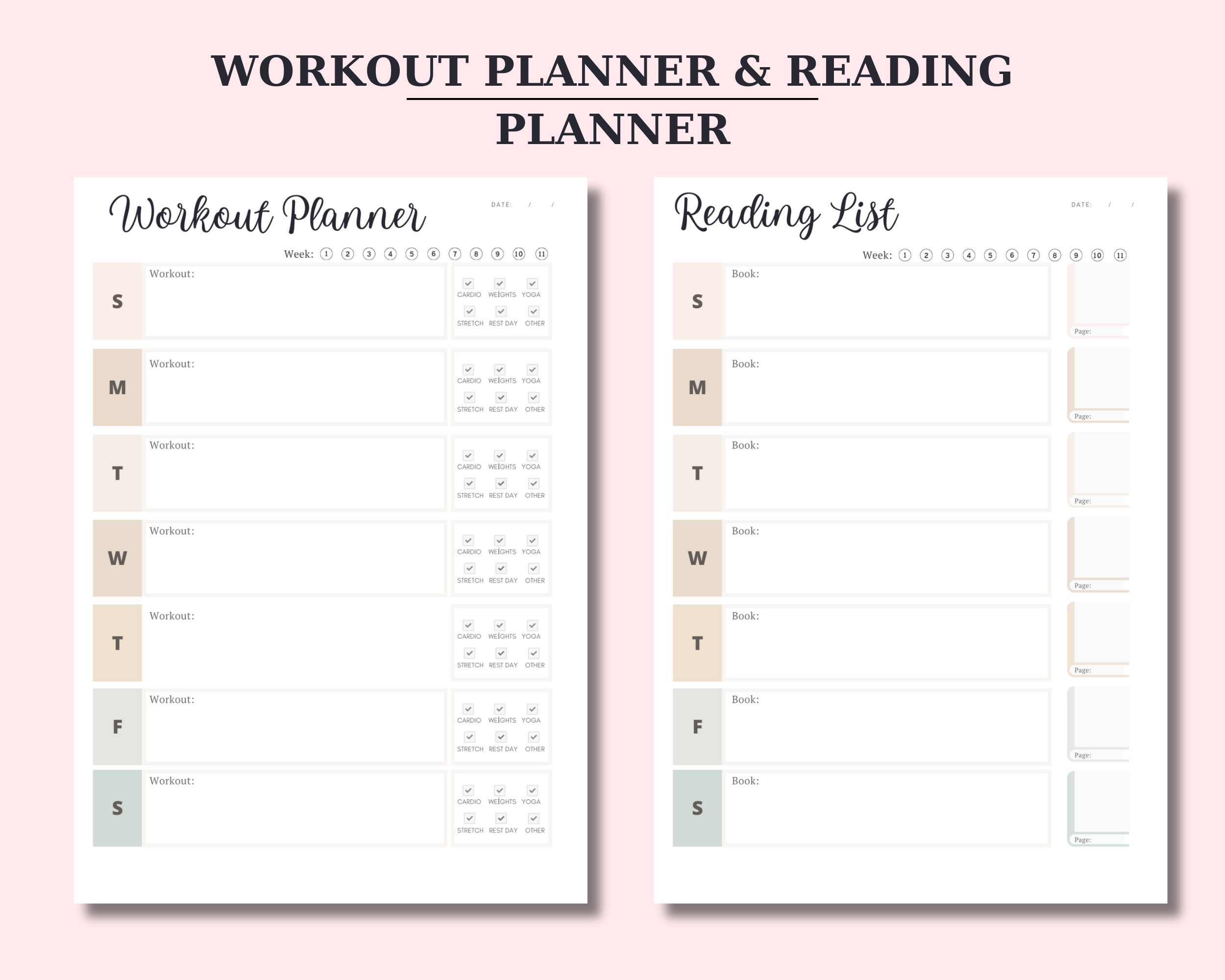 75 Day Challenge Tracker, Daily 75 Day Challenge Journal, 75 Day ...