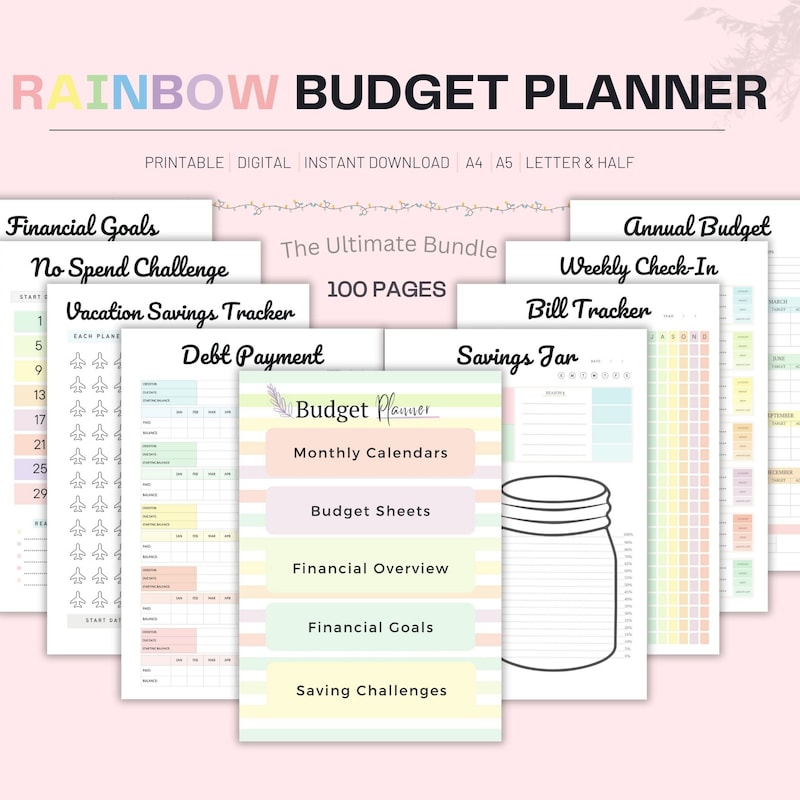 Printable Budget - Etsy