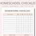 Homeschool Checklist Printable: Daily & Weekly Tasks (digital Download ...