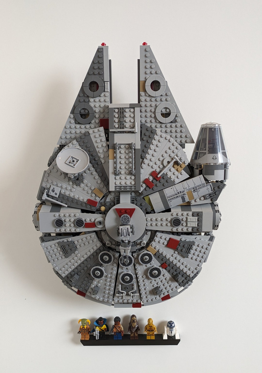 Vertical Wall Mount Bracket Lego Star Wars 75257 Millennium Falcon - Etsy