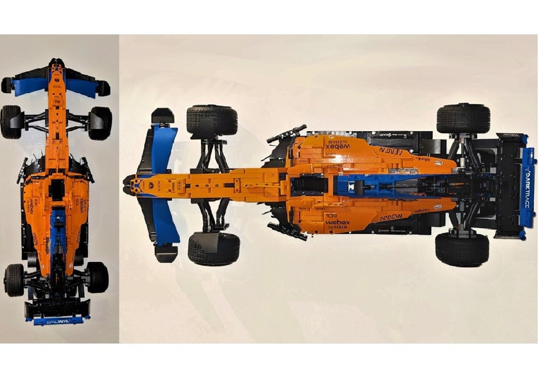 Horizontal/vertical Wall Mount Bracket for LEGO Technic 42141 Mclaren ...