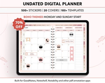 Aesthetic Digital Planner, iPad Planner, Digital Planner, Goodnotes ...