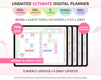 Digital Planner, Goodnotes Planner, iPad Planner, Notability Planner ...