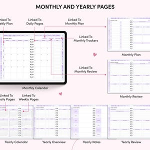 Digital Planner 2025, 2026, 2027, Undated, Goodnotes Planner, iPad ...