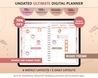 Daily Digital Planner, Goodnotes Planner, iPad Planner, Notability ...