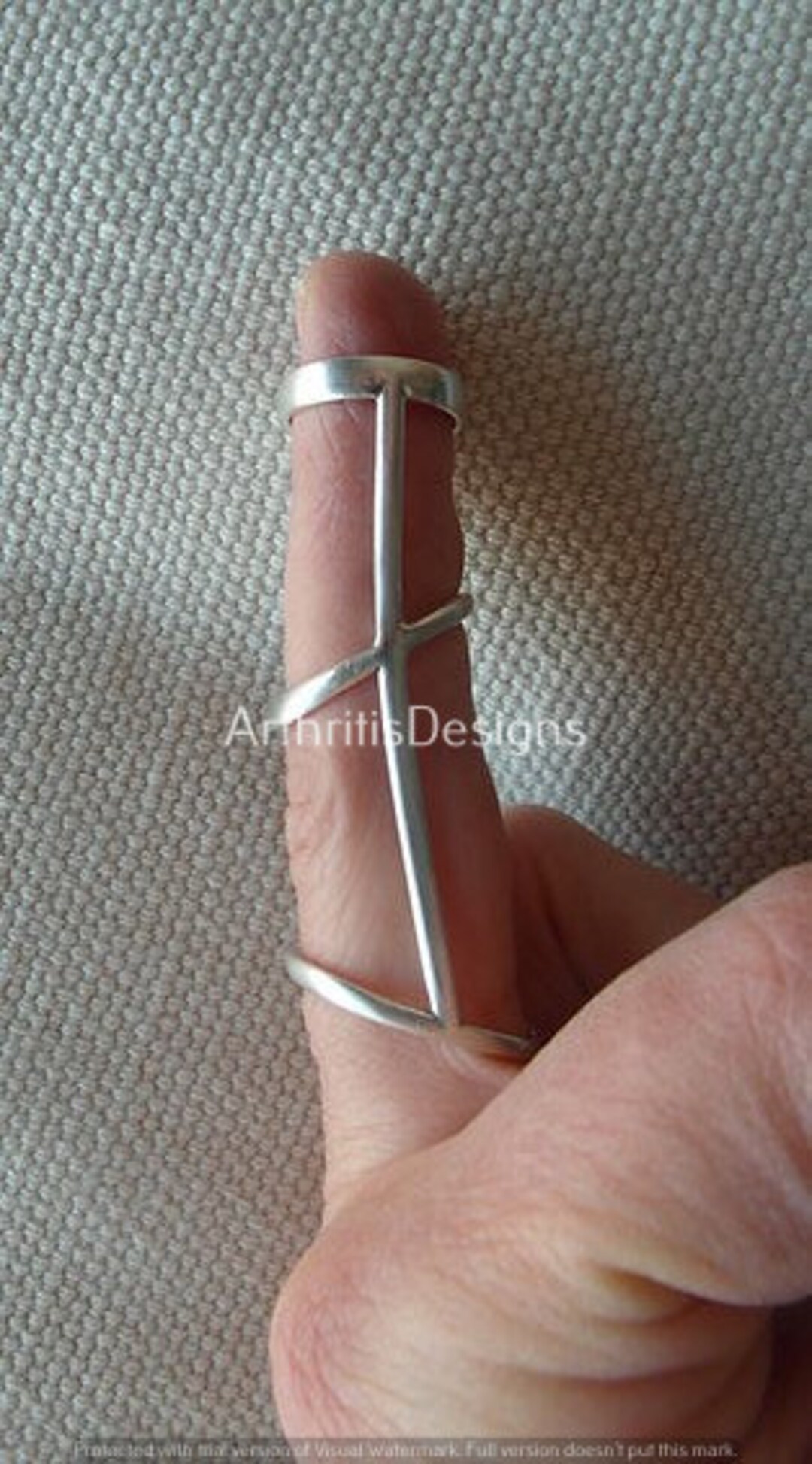 Arthritis Finger Splint Adjustable Sterling Silver 925 or - Etsy