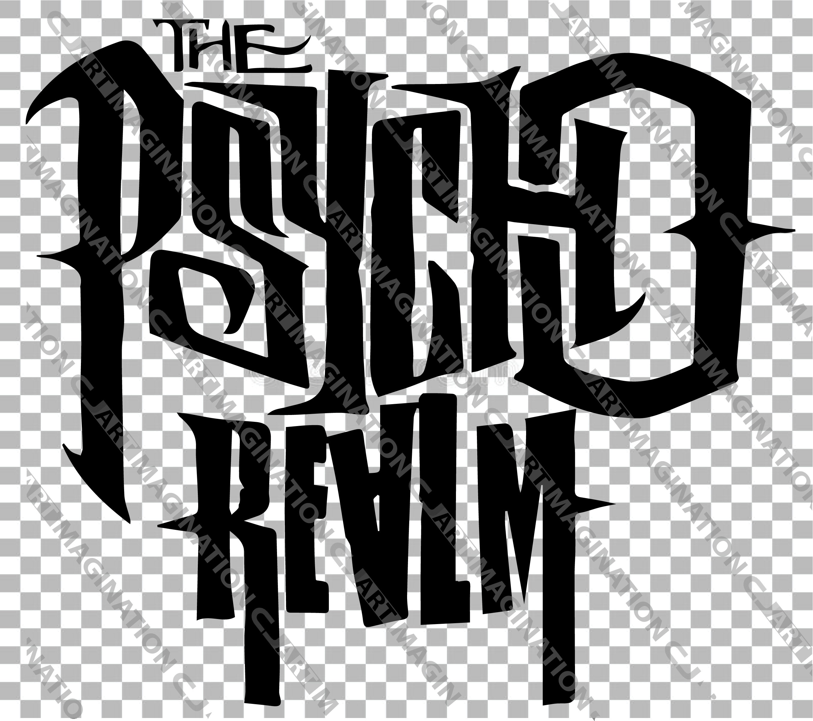 Psycho Realm Words TRANSPARENT BACKGROUND (PNG) Digital Files - Etsy