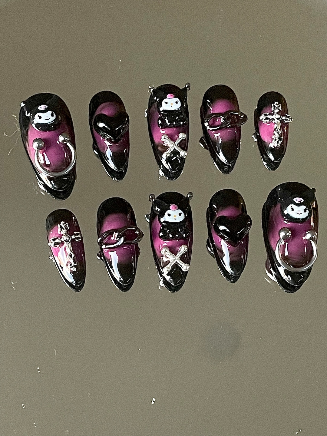 Premium Kuromi Chains Set - Etsy