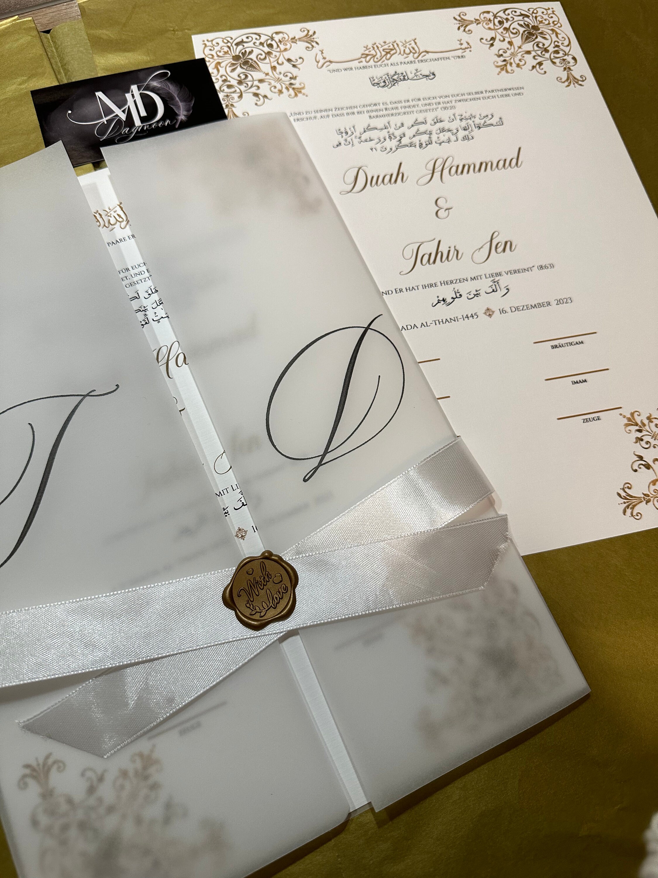 Nikah Folder, Nikah Folder, Nikah Cover, Handmade for A4 Certificates ...