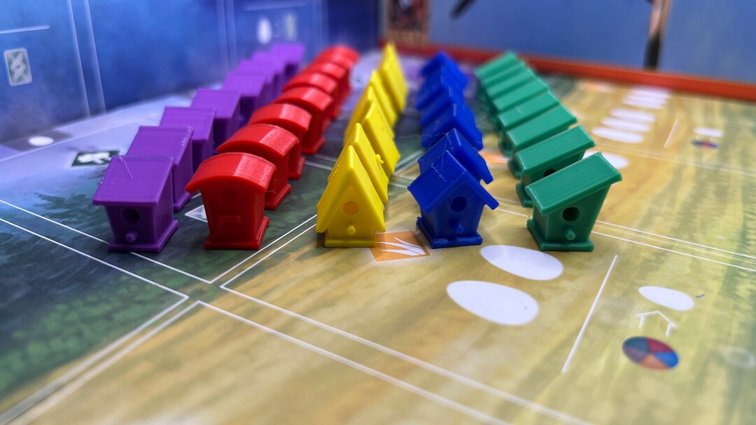 Wingspan Birdhouses (play Tokens) - Etsy