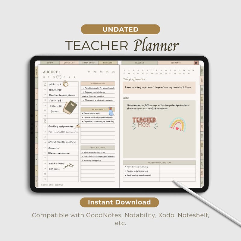 Art Teacher Planner - Etsy