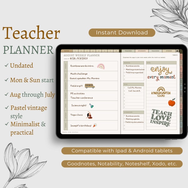 Teacher Vintage - Etsy