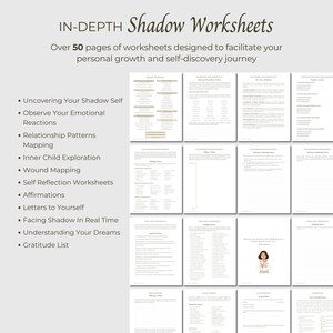 Shadow Work Journal: Guided Prompts, Inner Healing (printable Templates ...