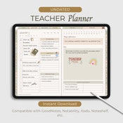Digital Teacher Planner Google Sheets Teacher Planner 2024-2025 - Etsy ...