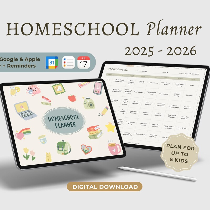 Homeschool Planner - Etsy