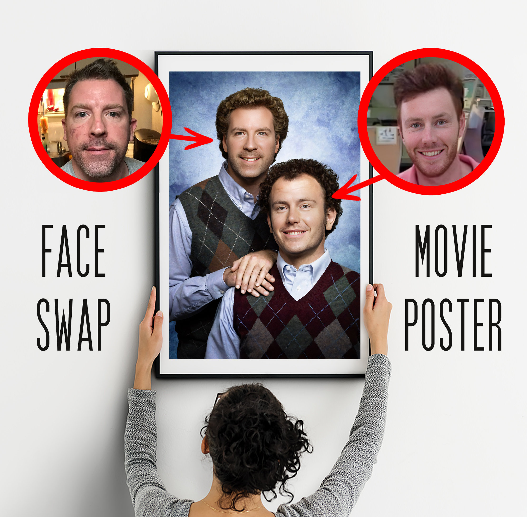 Step Brothers - Premium Face Swap Movie Poster - A.I. Family Portrait ...