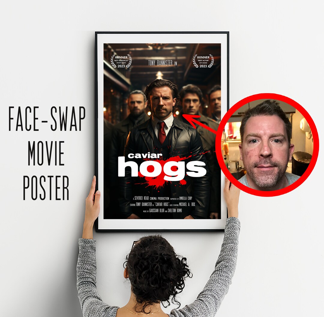 Custom Crime Movie Poster - Premium Framed Art or Digital Download ...