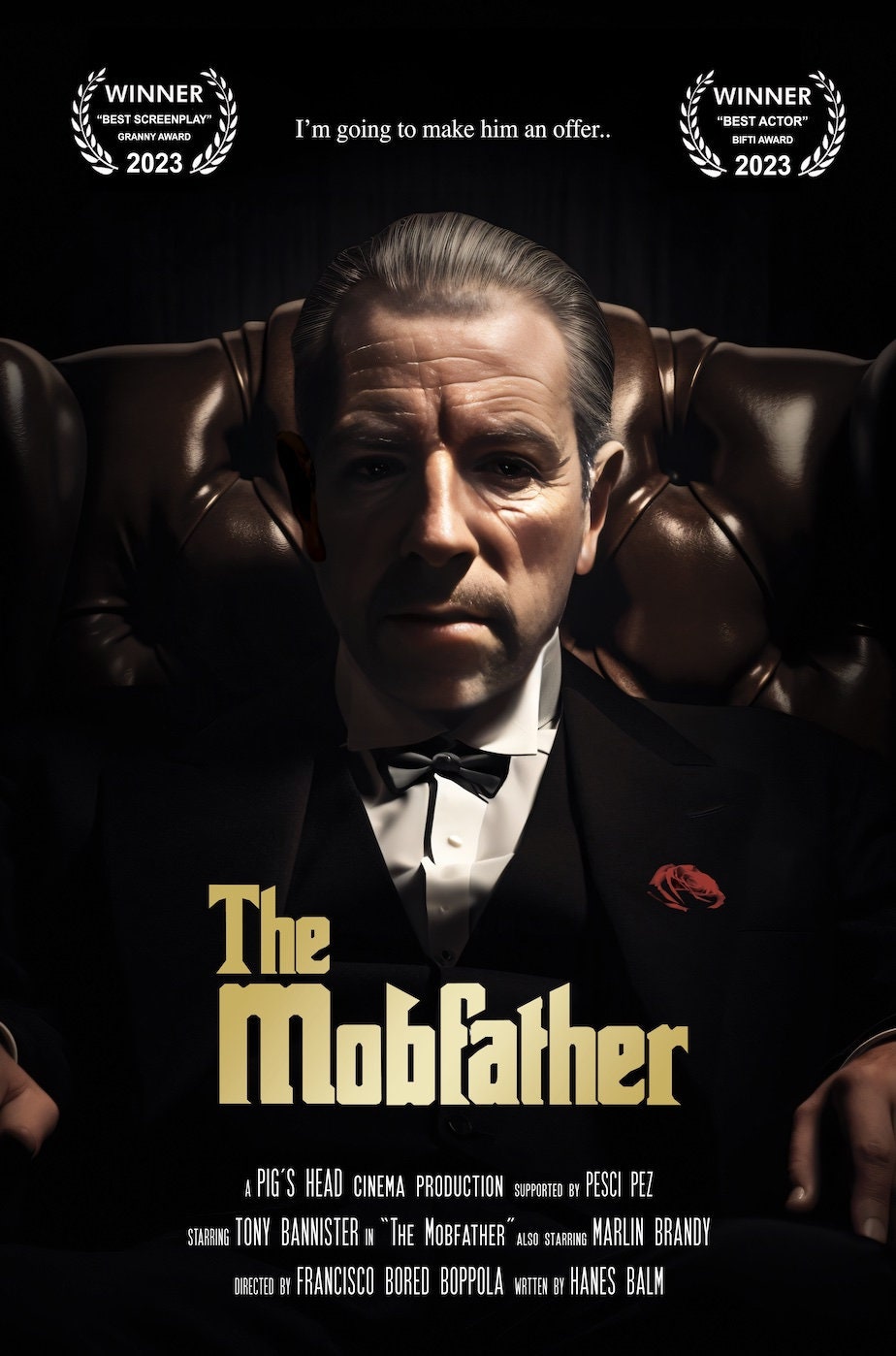 Custom Mob Movie Poster Premium Framed Art or Digital Download Face ...