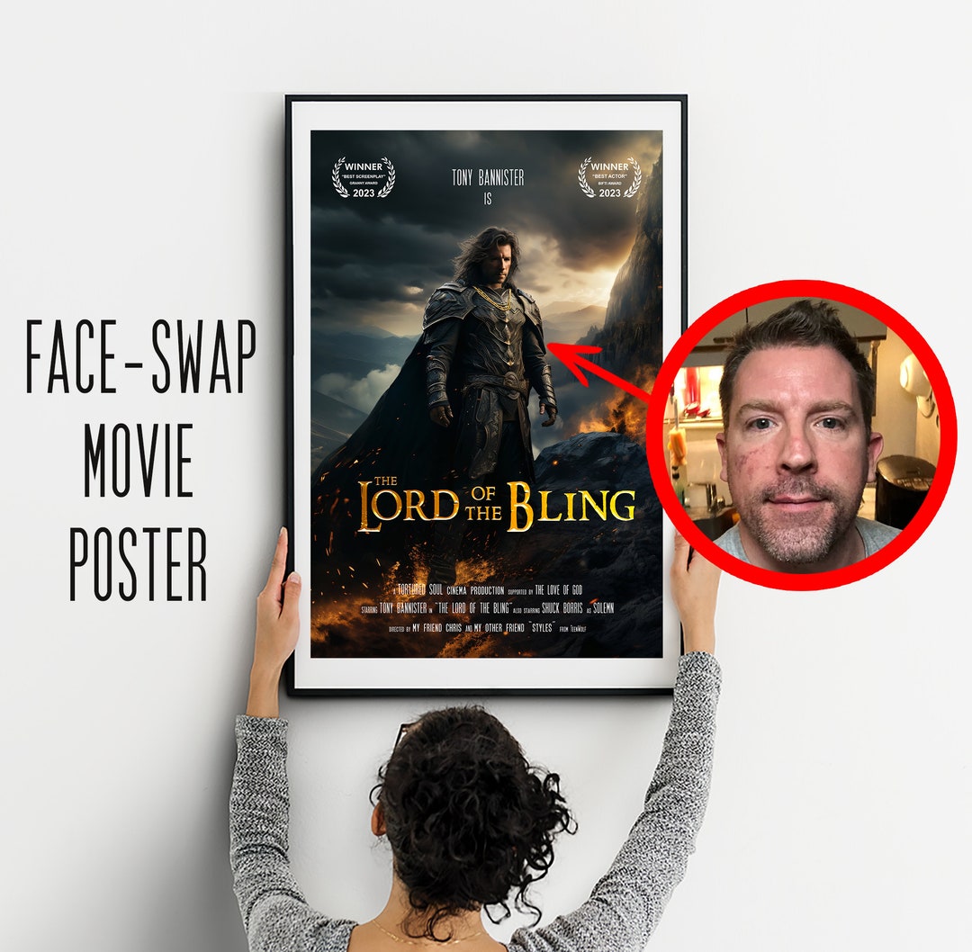 Custom Fantasy Movie Poster - Premium Framed Art or Digital Download ...