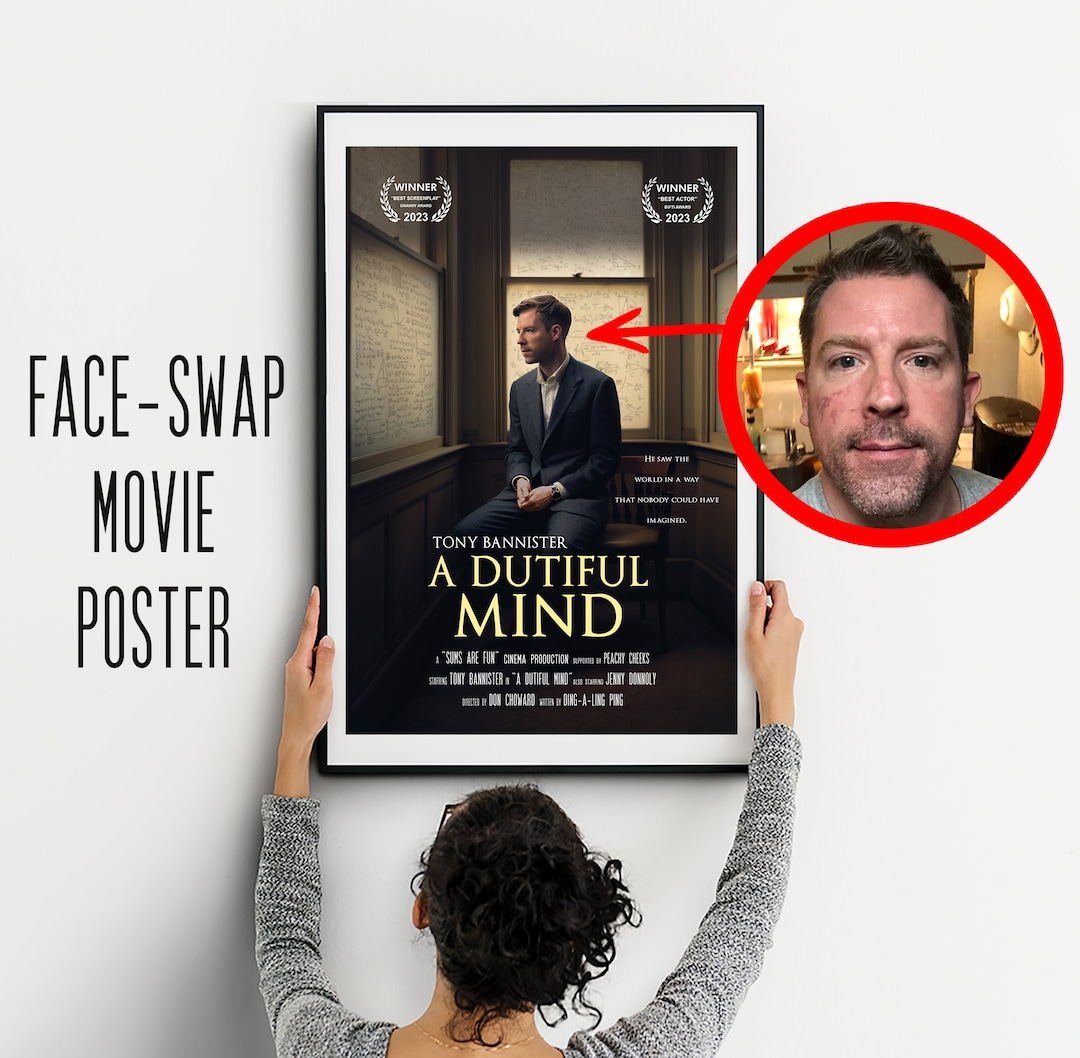 Custom Dramatic Movie Poster - Premium Framed Art or Digital Download ...