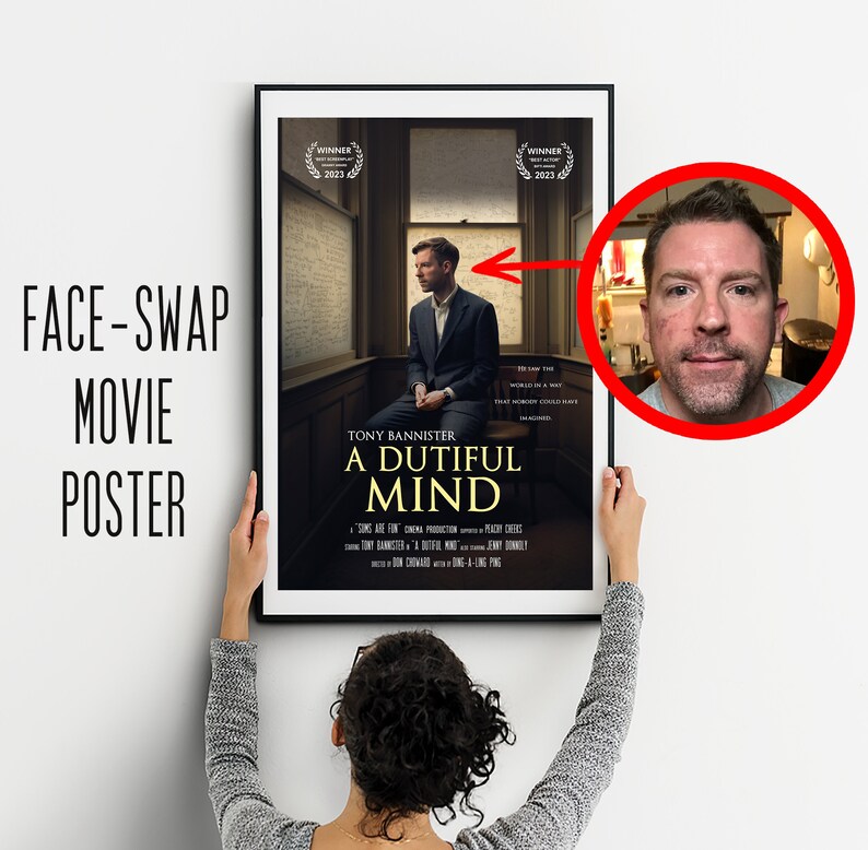 Custom Dramatic Movie Poster - Premium Framed Art or Digital Download ...