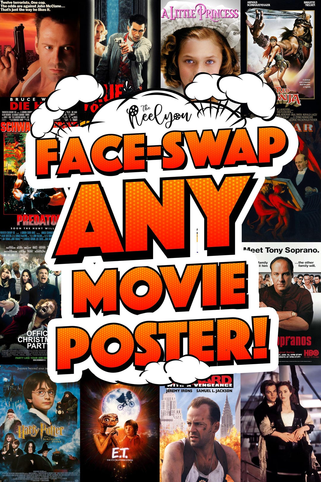 Custom Face Swap Movie Poster – Personalized AI Portrait Gift - Etsy