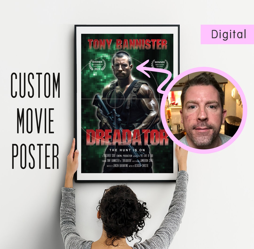 Custom Sci-fi Movie Poster: Personalized Face Swap (digital Download ...