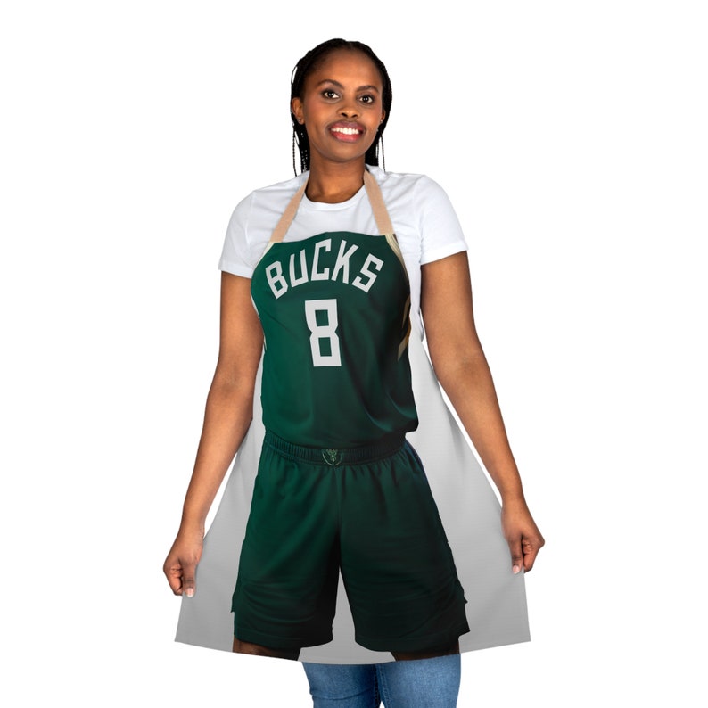Milwaukee Bucks BBQ Apron, Personalized Jersey Number, NBA Gift - Etsy