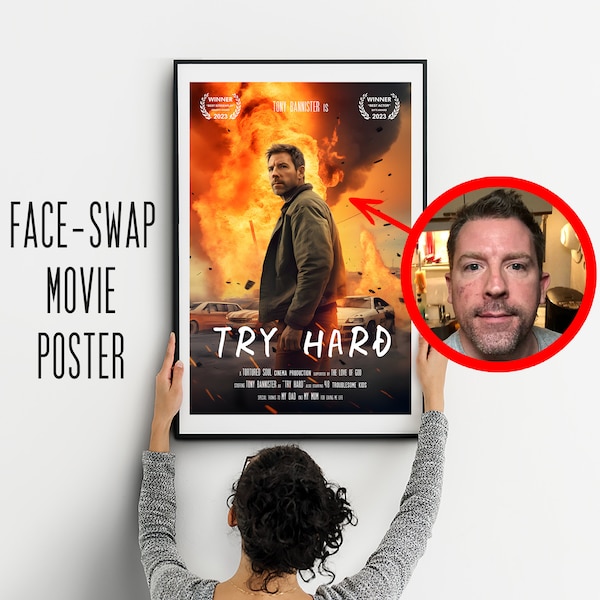 Custom Action Movie Poster - Etsy