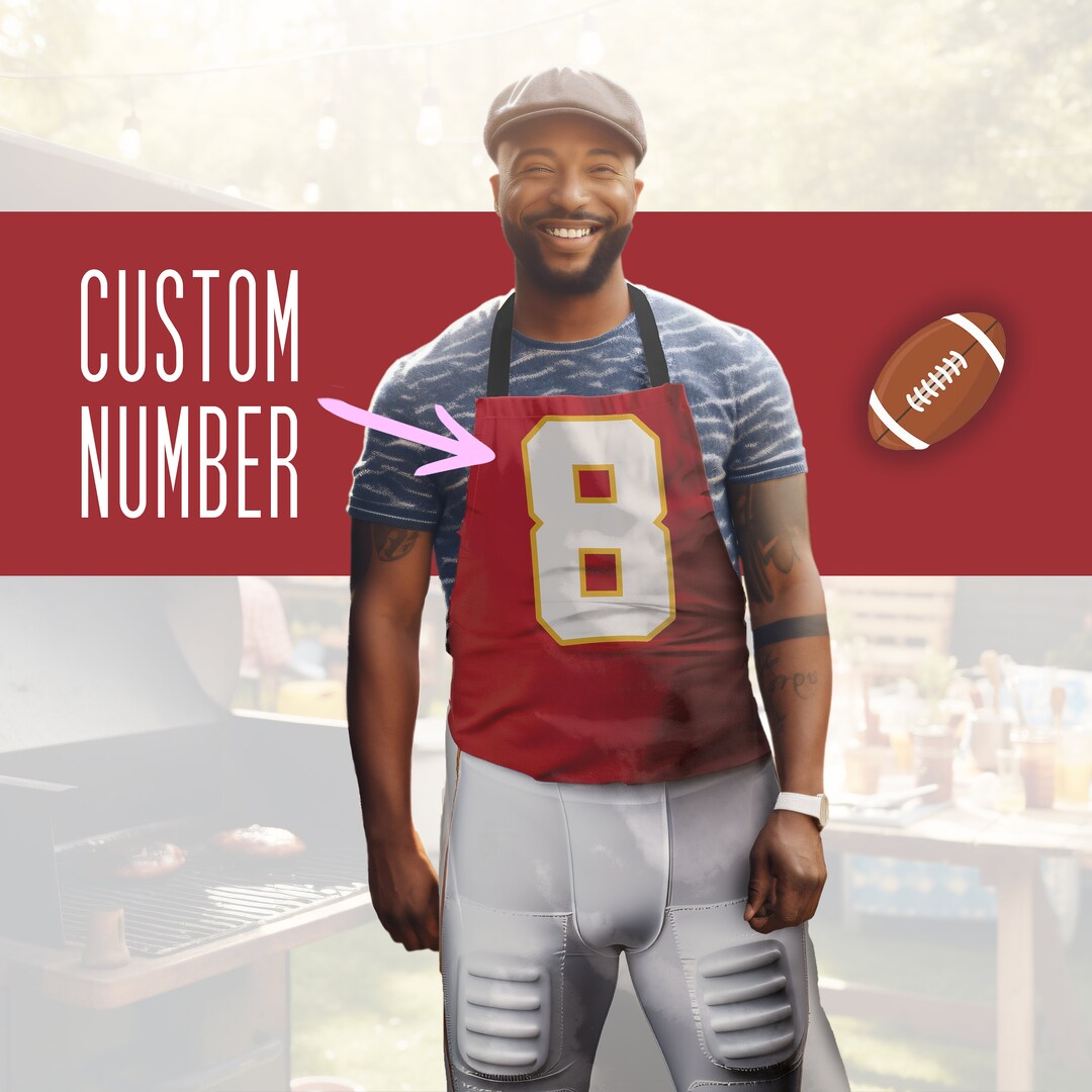 Kansas City Chiefs BBQ Apron: Personalized Football Gift - Etsy