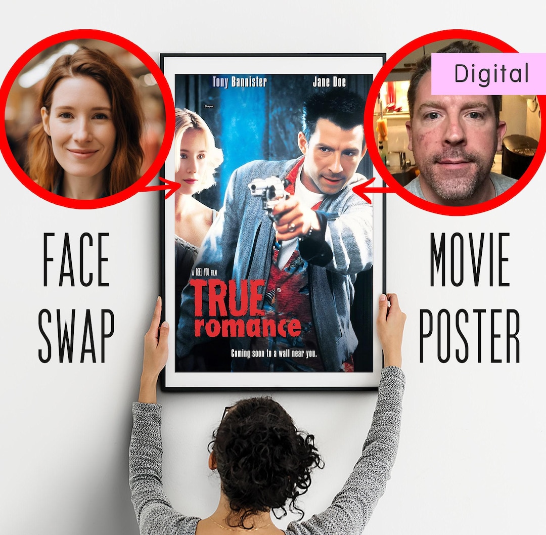 Personalized Face Swap Movie Poster: A.I. Portrait Gift (digital ...
