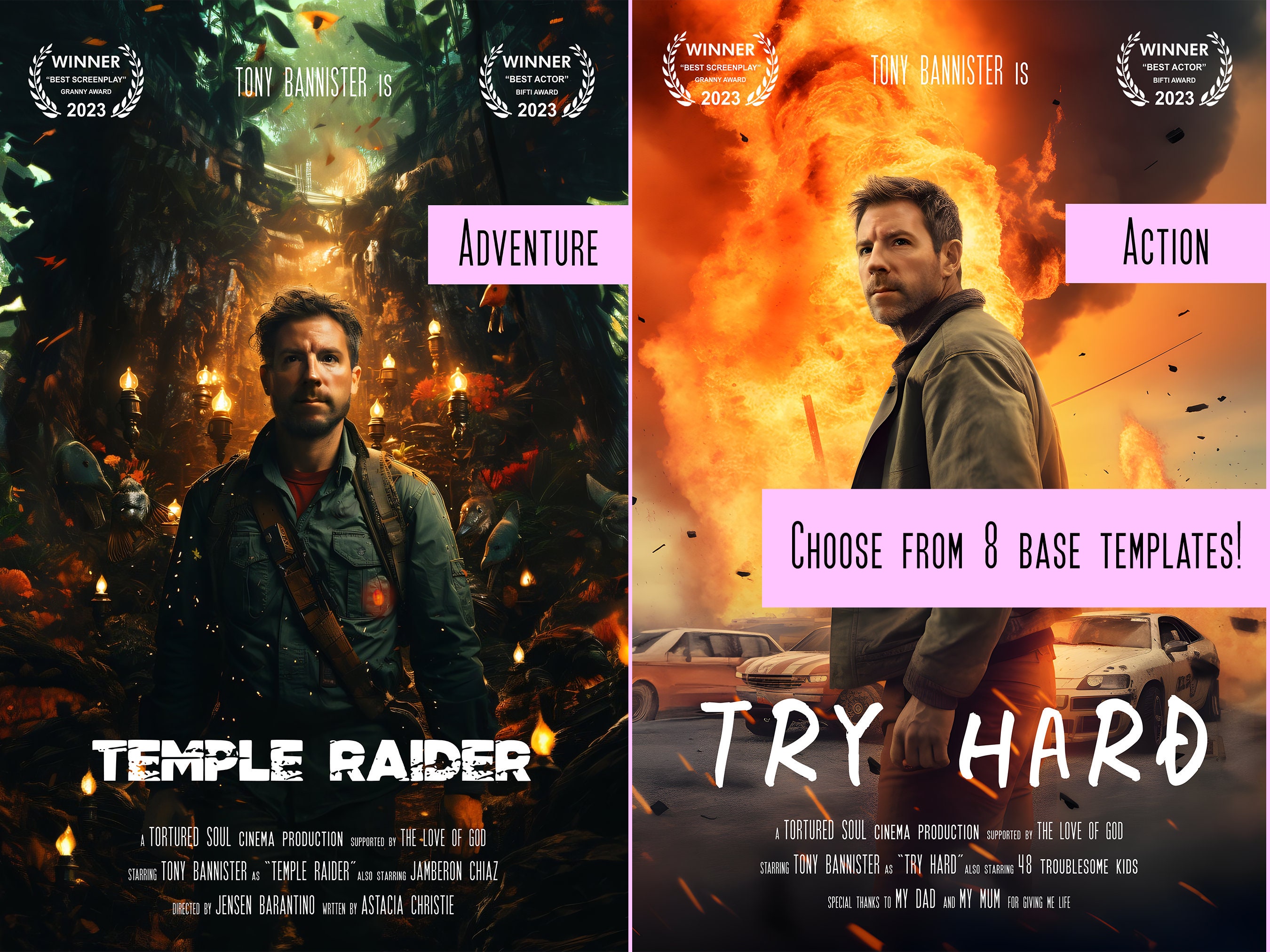 Custom War Movie Poster Digital Download Custom Face - Etsy